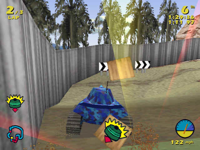 GameOver - Tank Racer (c) Grolier Interactive